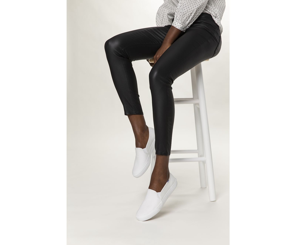 Keds France - Slip Ons Keds Femme Pas Cher - Keds Double Decker Cuir ...